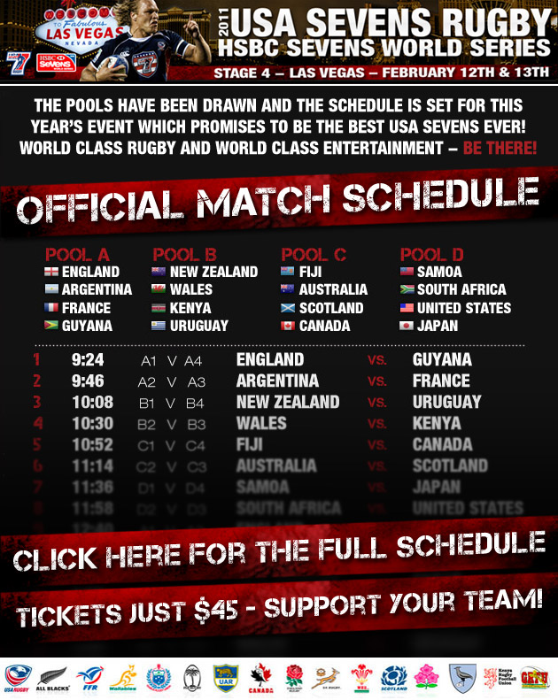 Free Rugby Raffle: 2 Tickets to USA Sevens in Las Vegas! % | YSCRugby ...