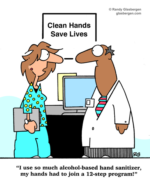 Cartoon – Clean Hands Save Lives | HENRY KOTULA